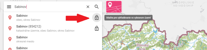 Katastrálna mapa :: JUDr. Tomáš Čiževský, notár, Sabinov